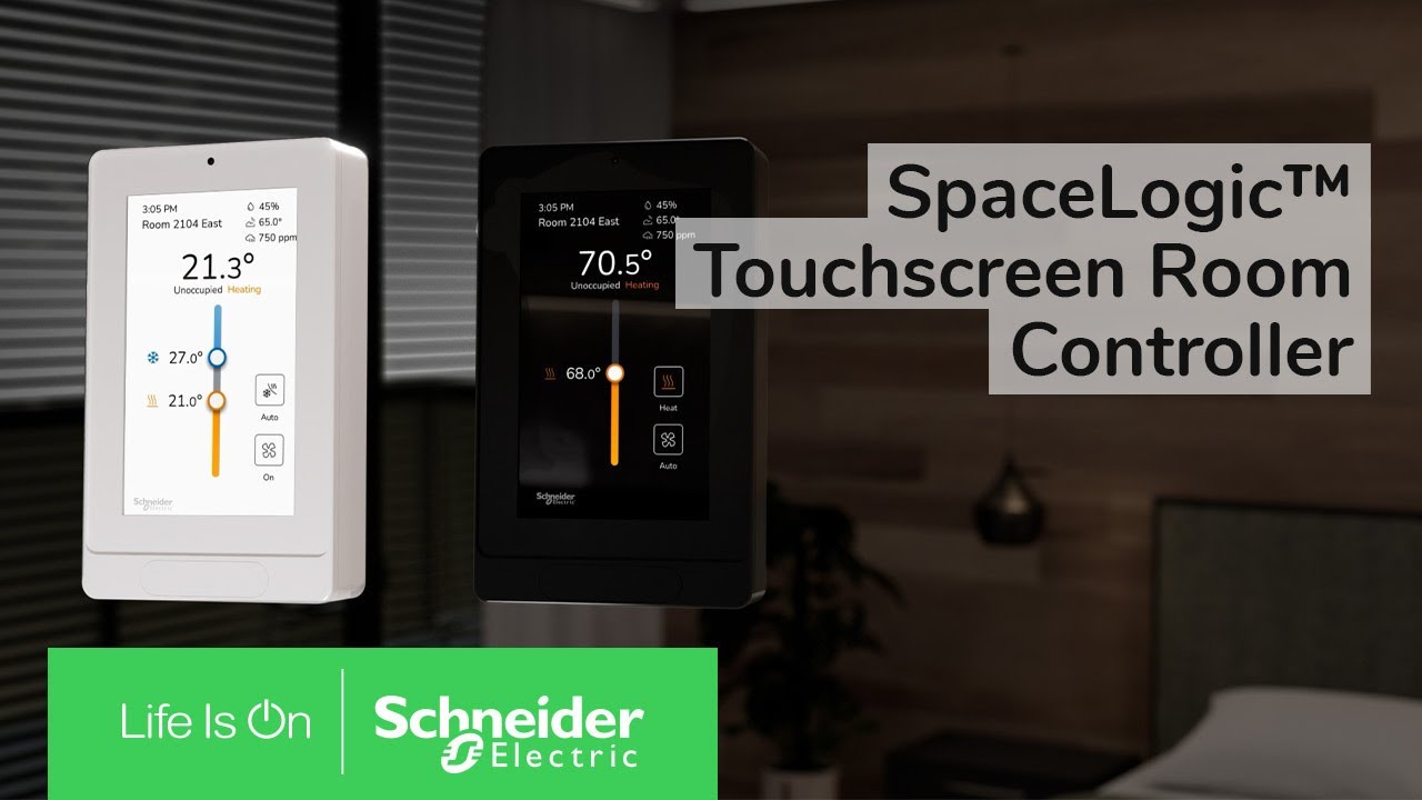 SpaceLogic Touchscreen Room Controller for Hotels | Schneider Electric ...