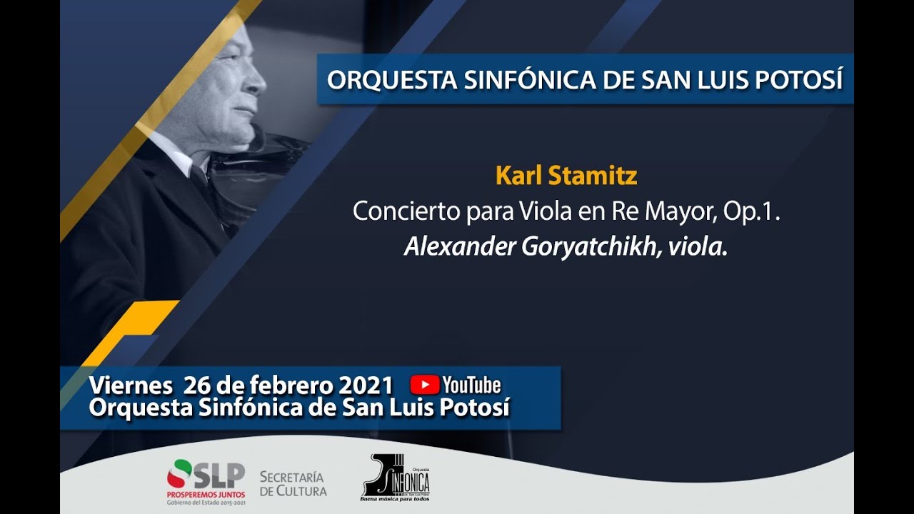 Karl Stamitz . Concierto para viola en Re Mayor, Op. 1 - YouTube Music
