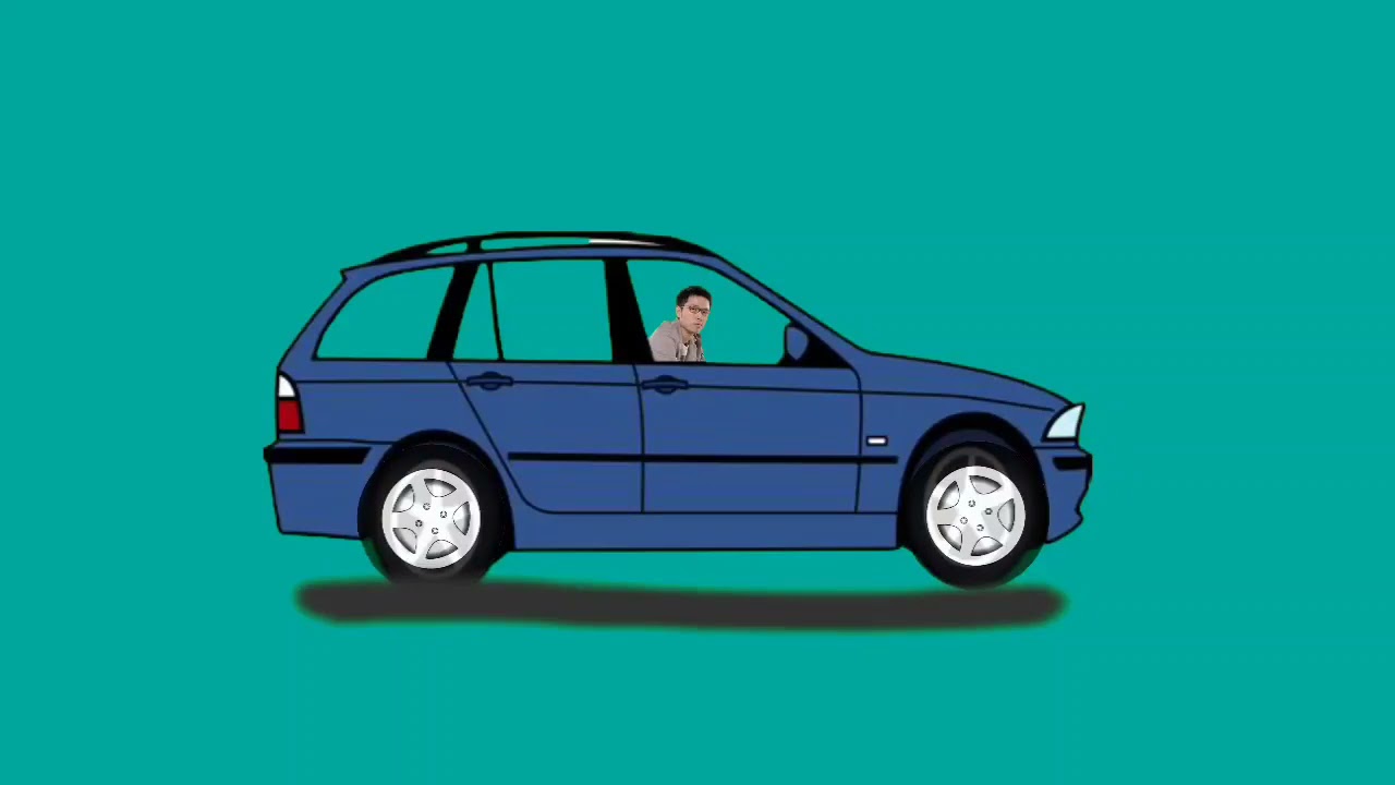 Free Download || Green Screen Animasi Mobil Bergerak - YouTube