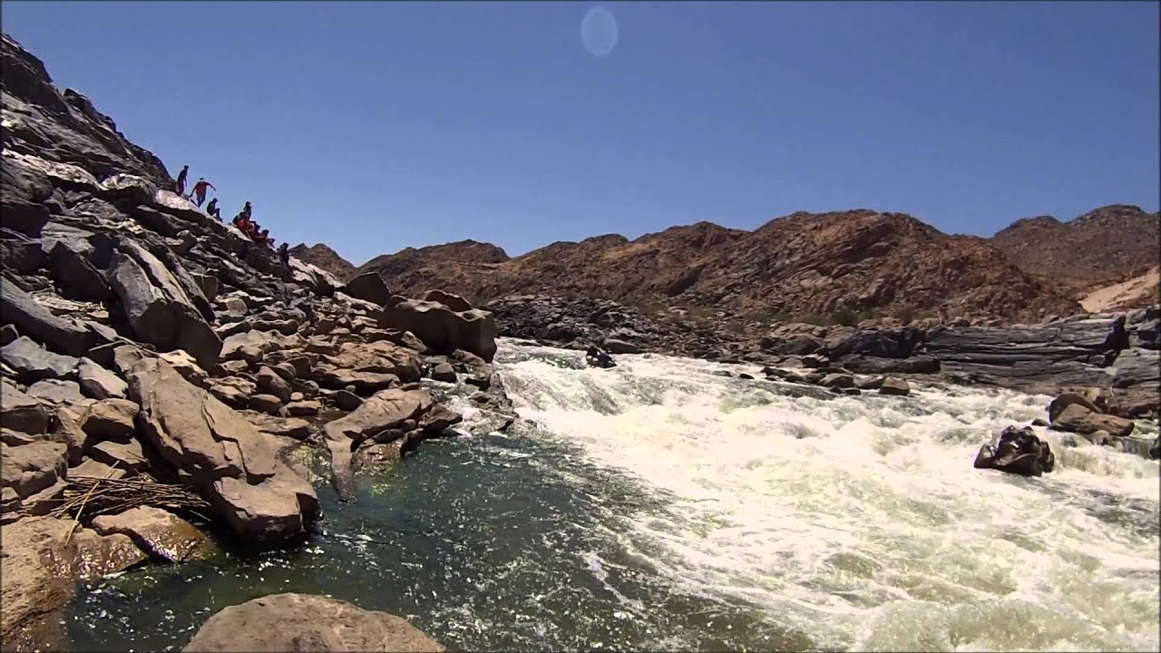 Midstream College Adventure Camp, Orange River Rafting 2013 - YouTube