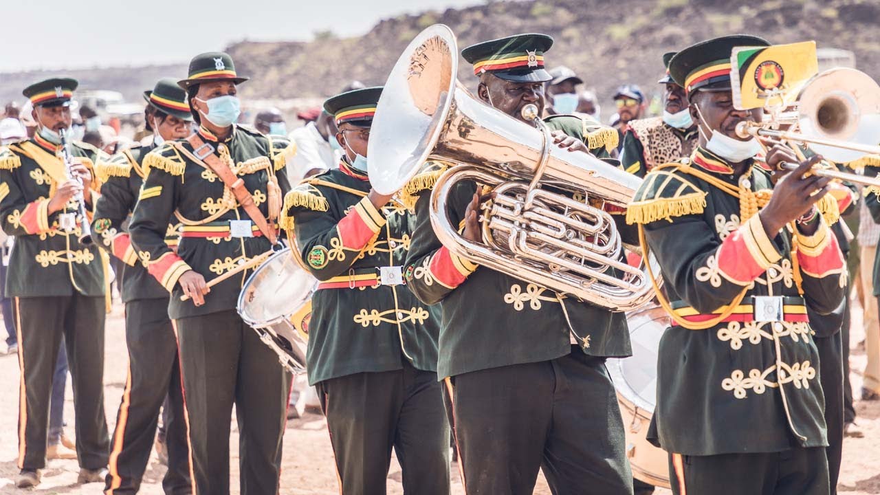 KENYA PRISONS BAND - KENYA NATIONAL ANTHEM AND EAST AFRICAN COMMUNITY ...