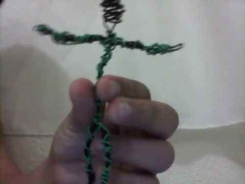 como fazer um boneco de fio - YouTube