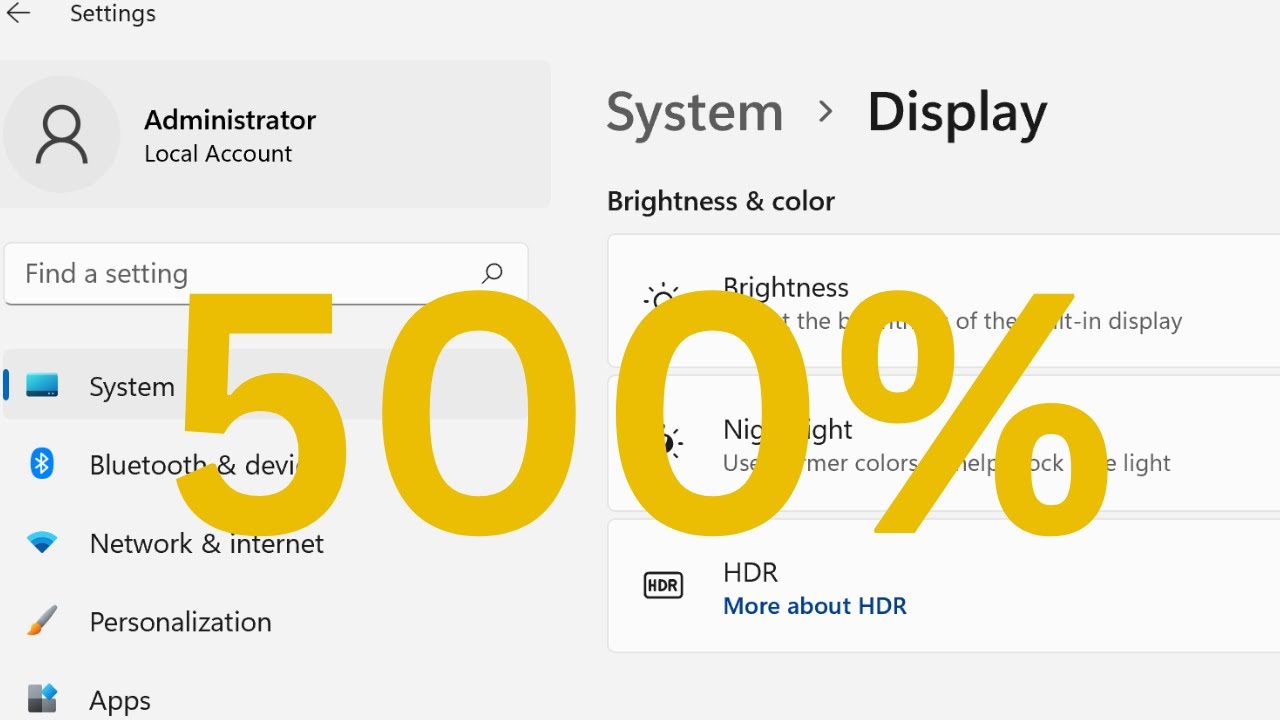 How To Reset & Undo Custom Display Scaling From 500% To 100% In Windows ...