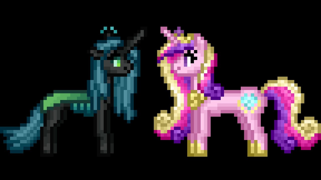 MLP Cadance and Chrysalis - Terraria texture packs - YouTube