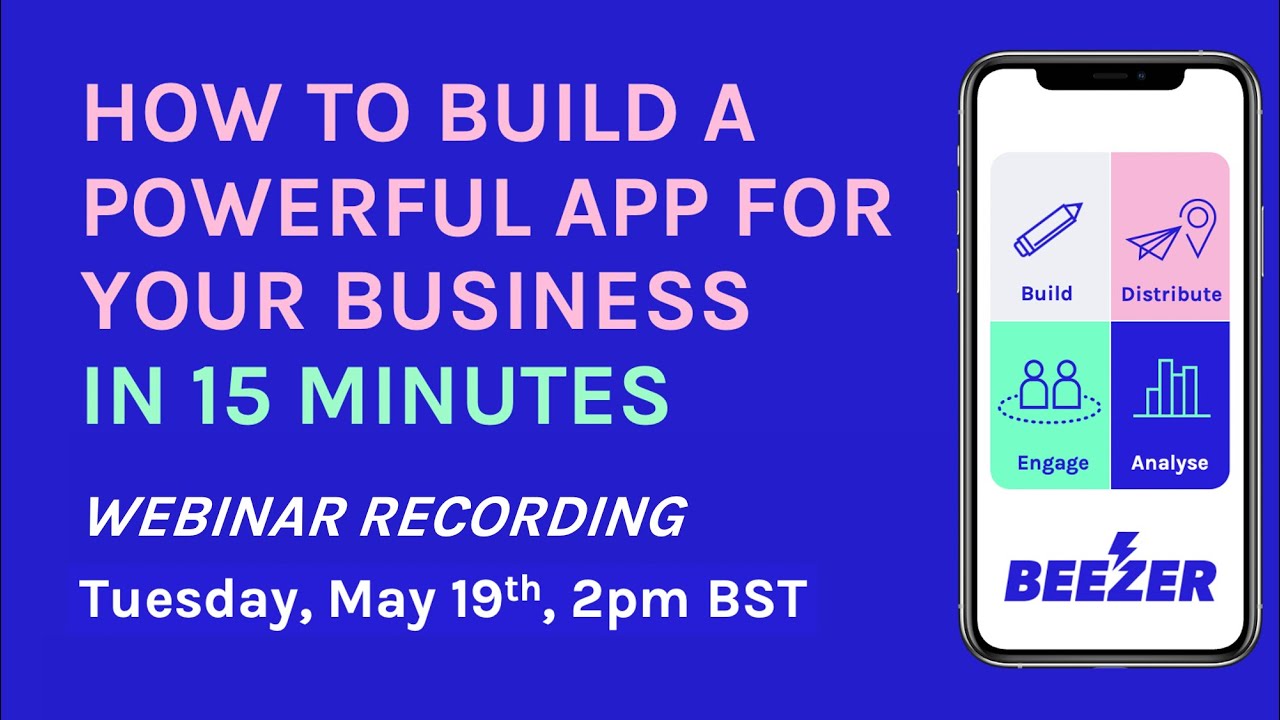 How to Build a Powerful App for your Business in 15 Minutes (Webinar ...