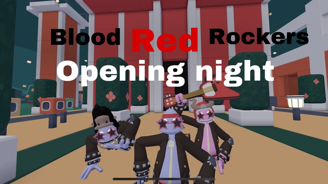 The Blood Red Rockers: Opening night - YouTube
