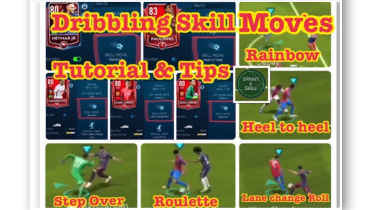 Fifamobile19 , Dribbling Skill moves Tutorial & Tips, Rainbow, Roulette ...