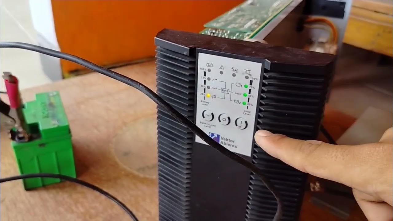 Review ups Vektor Ablerex 1kva - YouTube