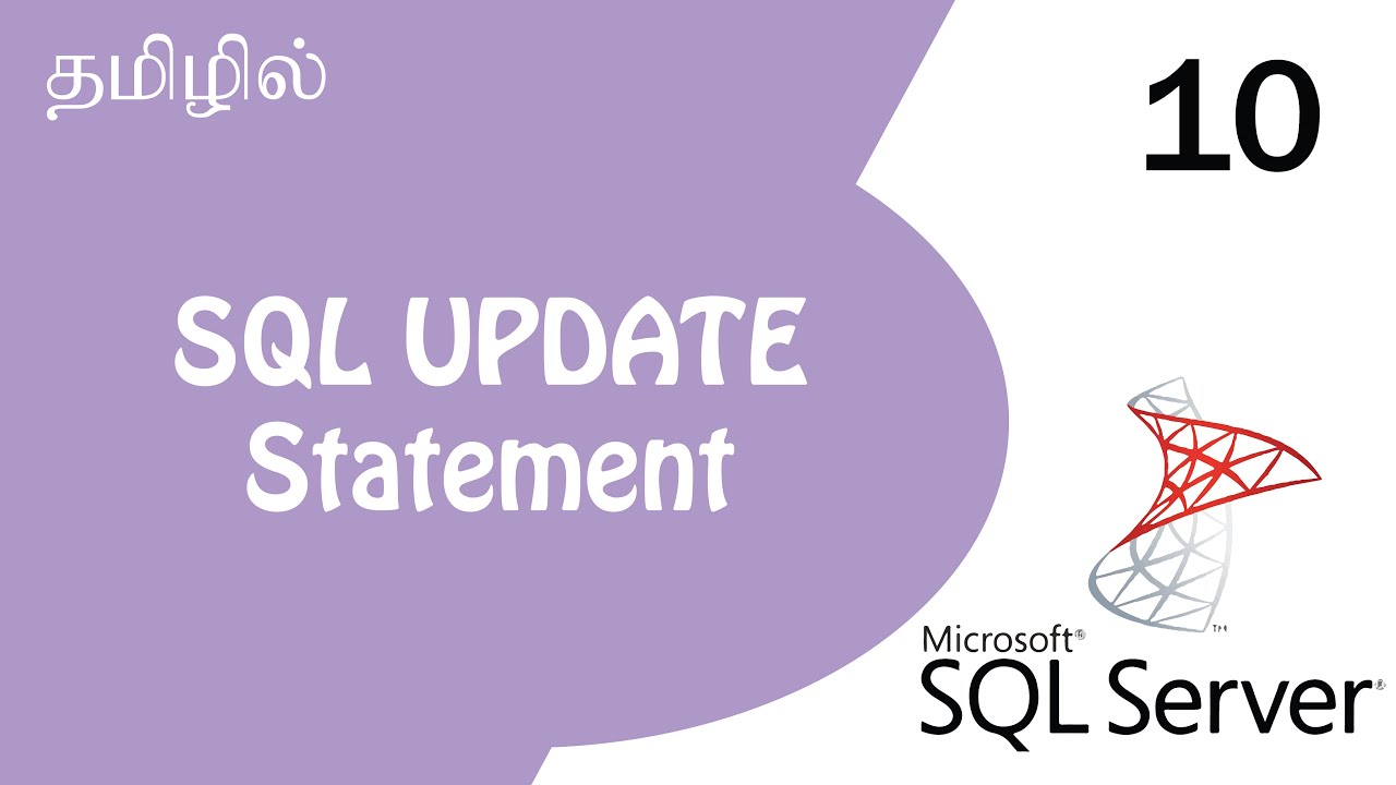 Sql Update Statement Tutorial In Tamil Tamil Programmer Youtube 2769