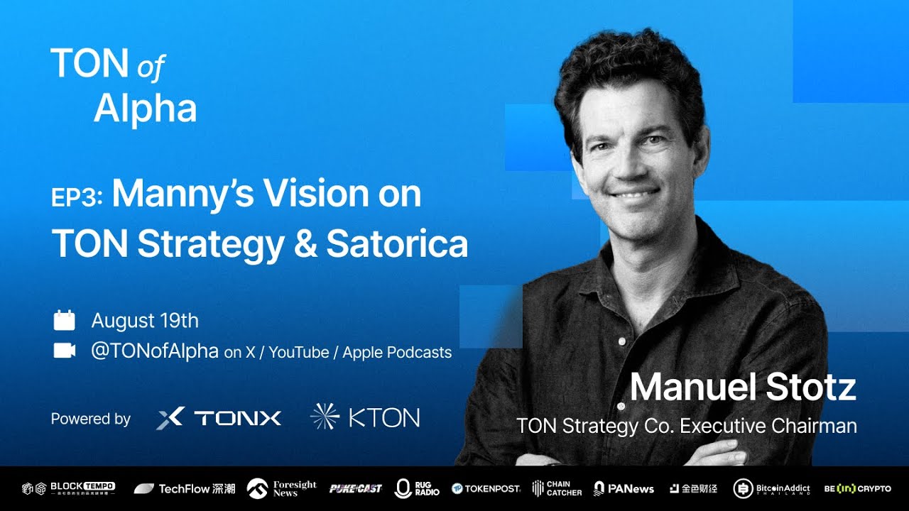 TON Strategy (NASDAQ: TONX) Executive Chairman, Manuel Stotz: TON ...