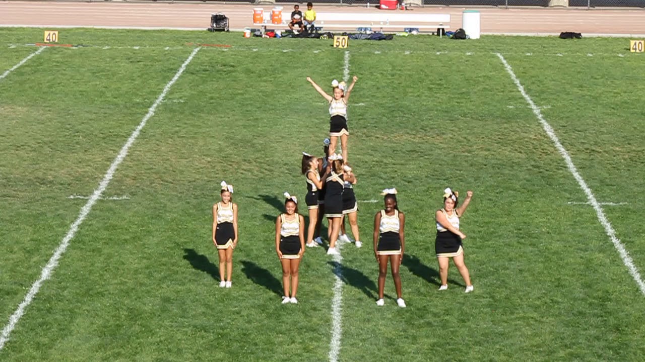 Varsity JR Spartans Halftime Cheer - YouTube