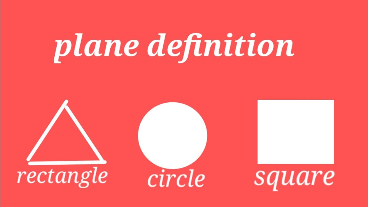 plane definition in maths || plane definition geometry || definition of ...