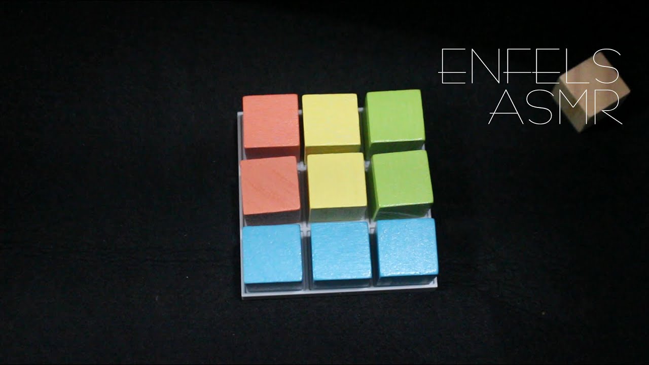 Wooden block ASMR - YouTube