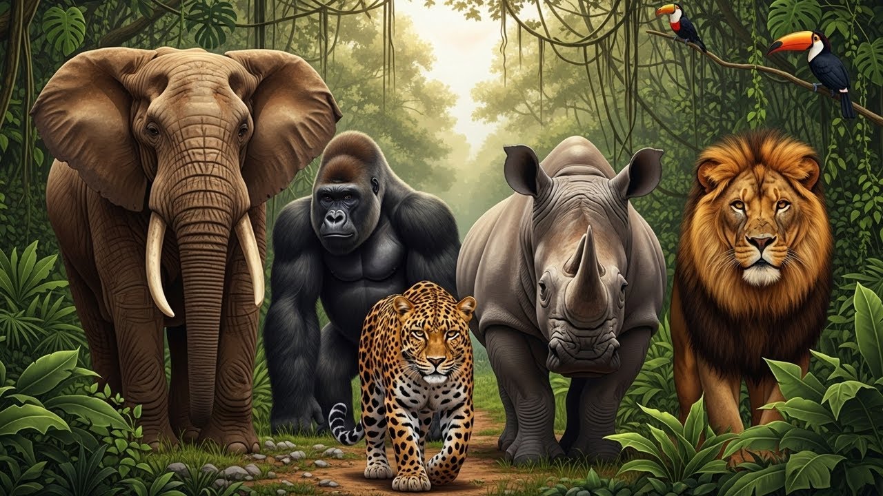 Animals of Amazon 4K - Animals That Call The Jungle Home | Relaxation ...