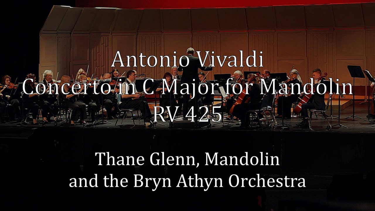 Antonio Vivaldi - Concerto in C Major for Mandolin RV 425 - with the ...
