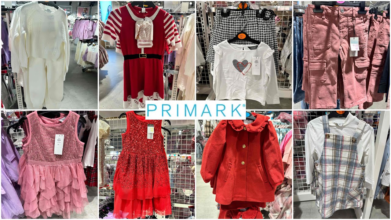 Primark kids girls clothes 1-8 years new collection - YouTube