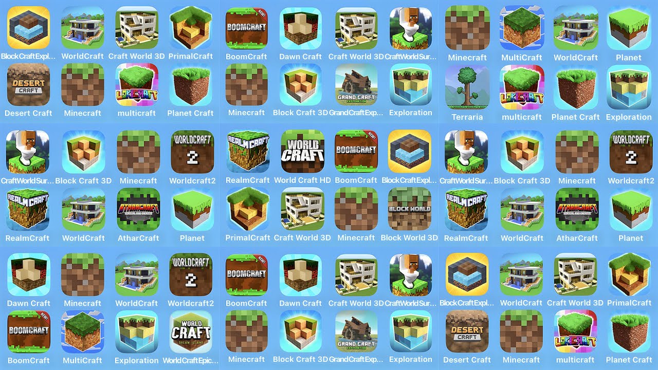 Minecraft, Block Craft, Craft World Survival, World Craft 2, Block ...