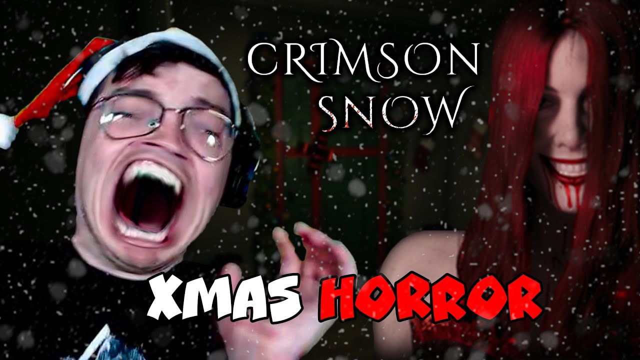 New Christmas Horror Game! Gamers React to Horror Game Crimson Snow ...