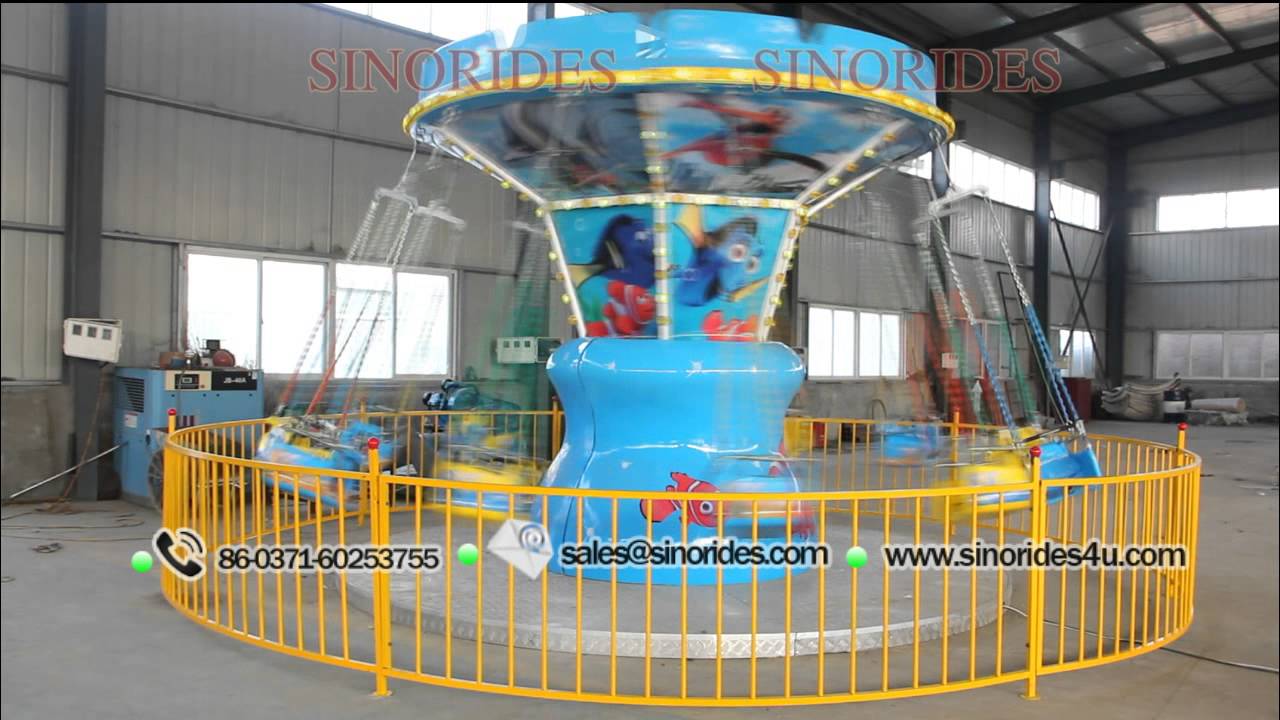 Mini swing rides for kids for sale - YouTube