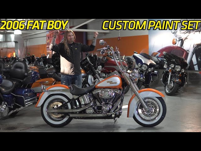 Harley Fatboy Custom Paint