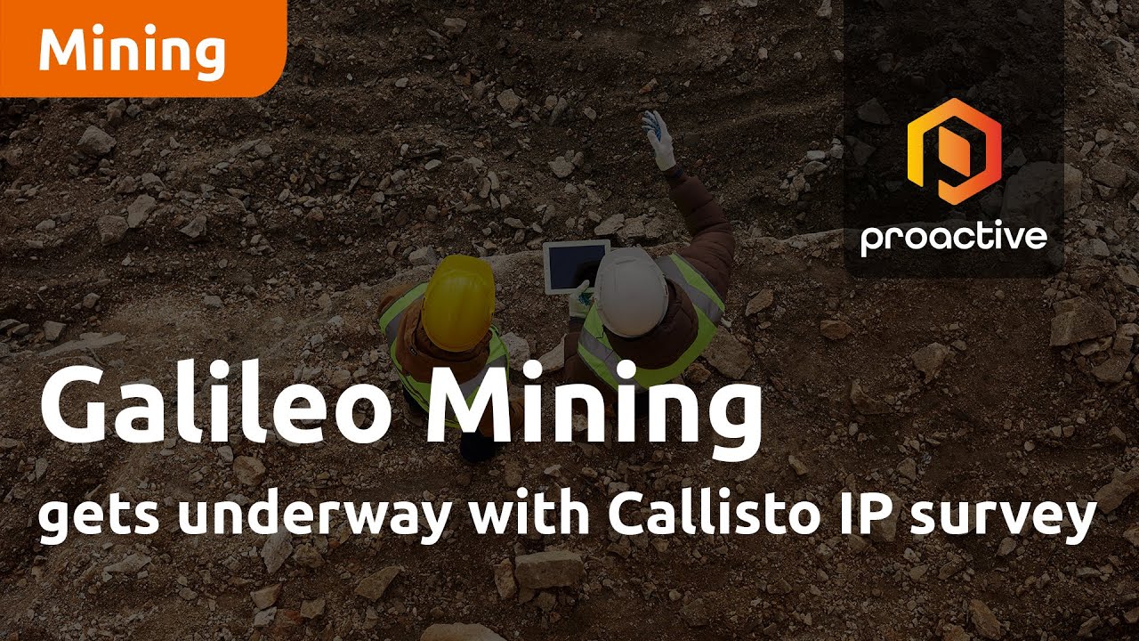 Galileo Mining gets underway with Callisto IP survey - YouTube