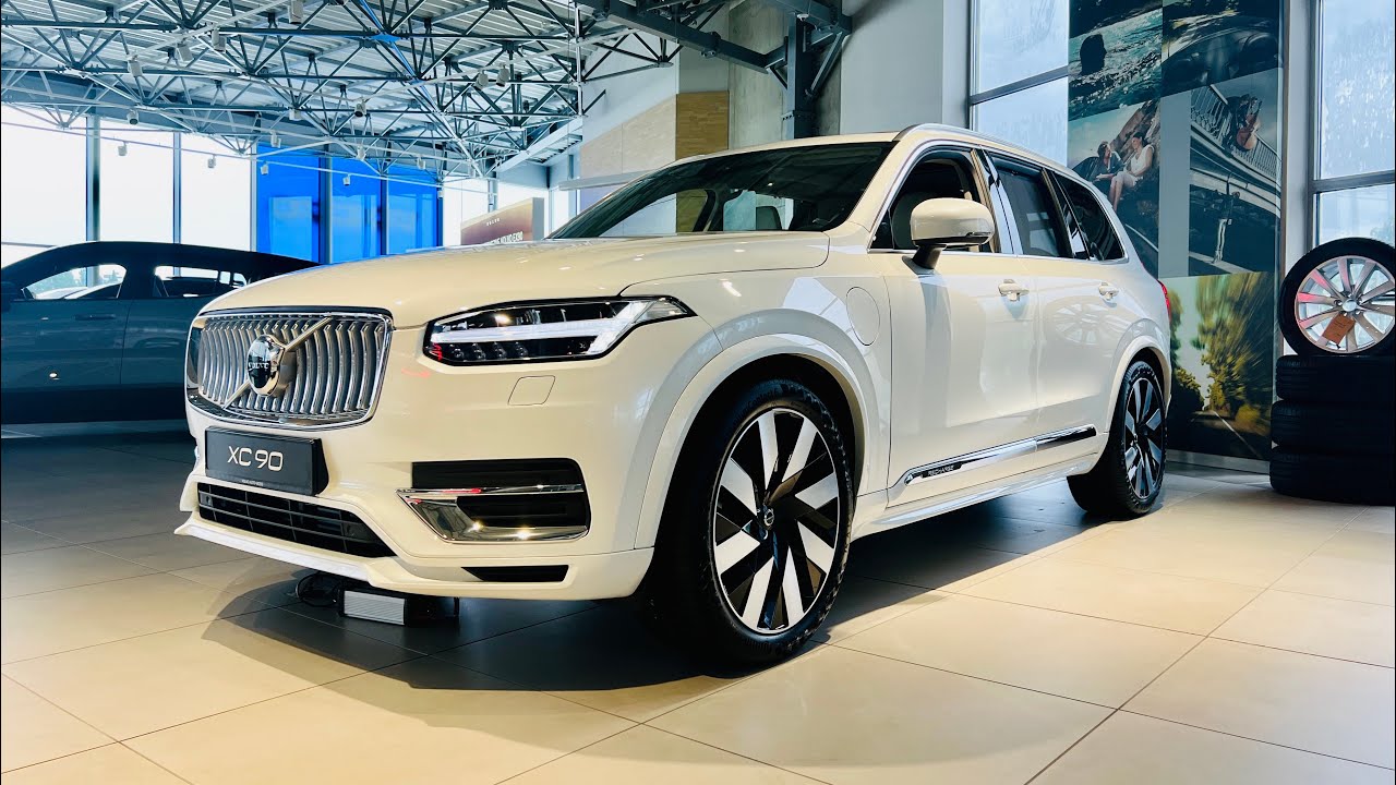 Volvo XC90 T8 Plug-in Ultra Bright | Cristal White | Blonde Nappa ...