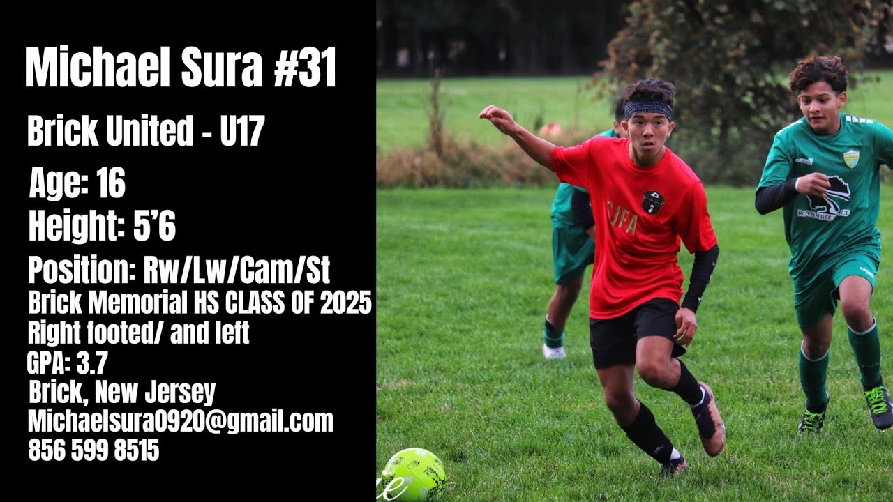 College Soccer Recruitment Video - Class of 2025 - Winger/Cam - Michael Sura - YouTube