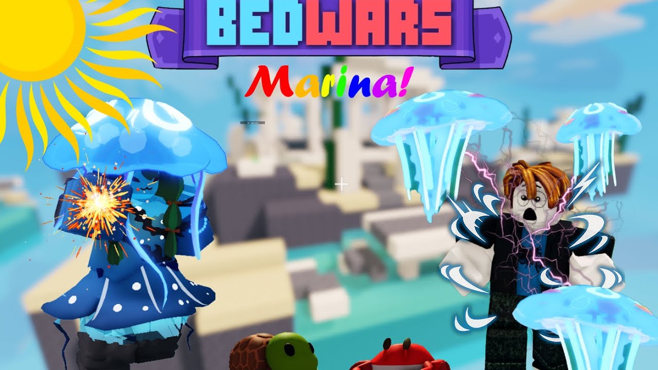 Using The New Marina Kit… Roblox Bedwars With My Friend Youtube
