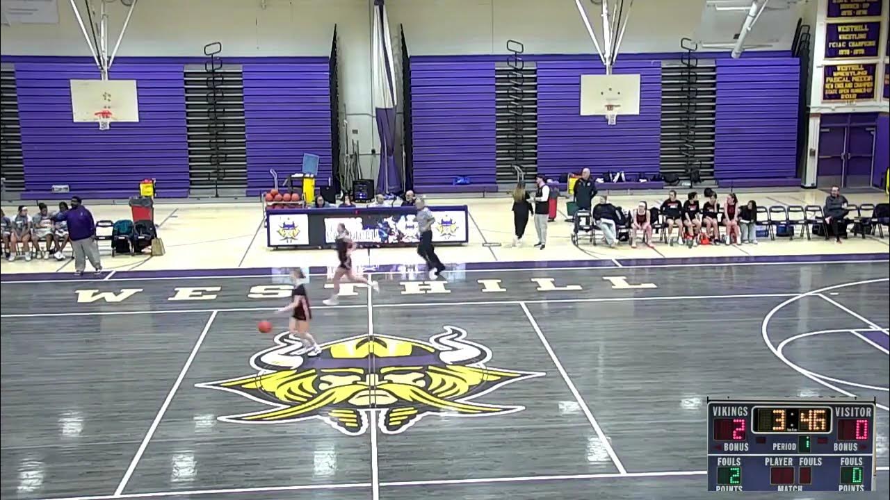 Westhill Girls JV Basketball vs Ridgefield High School - YouTube