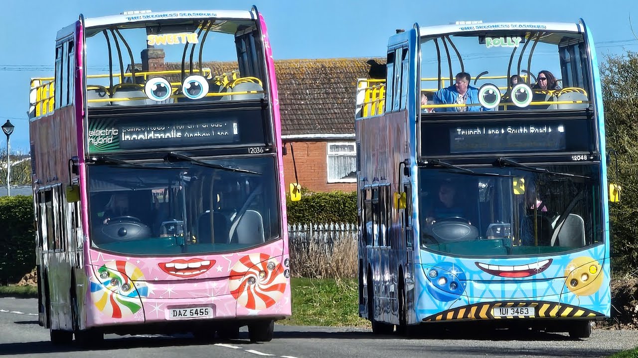 Stagecoach Bus Skegness 12036 Sweetie & 12048 Rolly At Ingoldmells ...