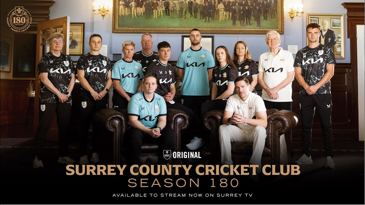 Surrey launch 180th anniversary special kit range for 2025 - YouTube