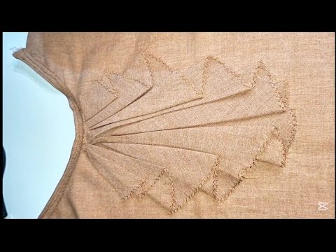 Fırfırlı yaka dikimi-yaka tasarımı-basit yaka-singer dikiş makinesi ile evde basit fırfırlı yaka