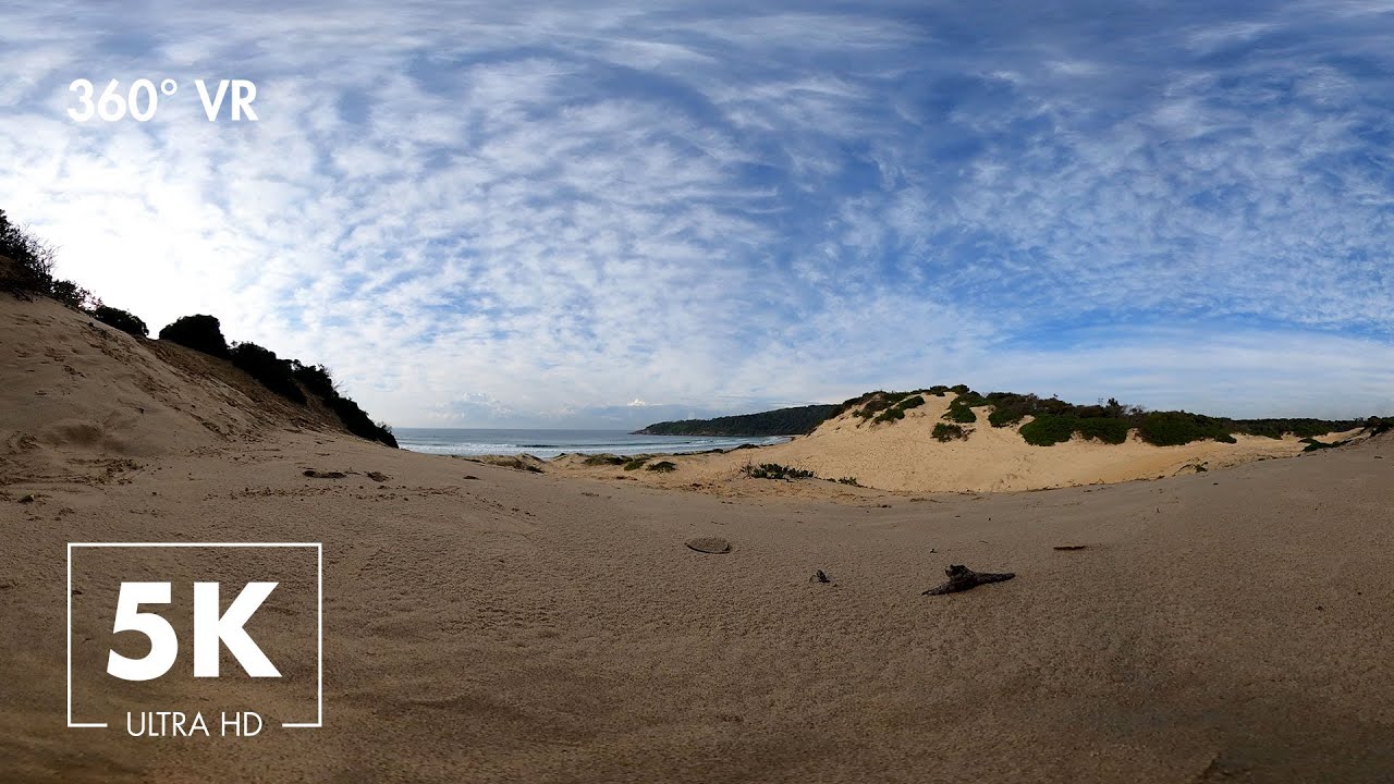 360° VR Relaxing Nature Sounds Overlooking The Beach - Immersive ...