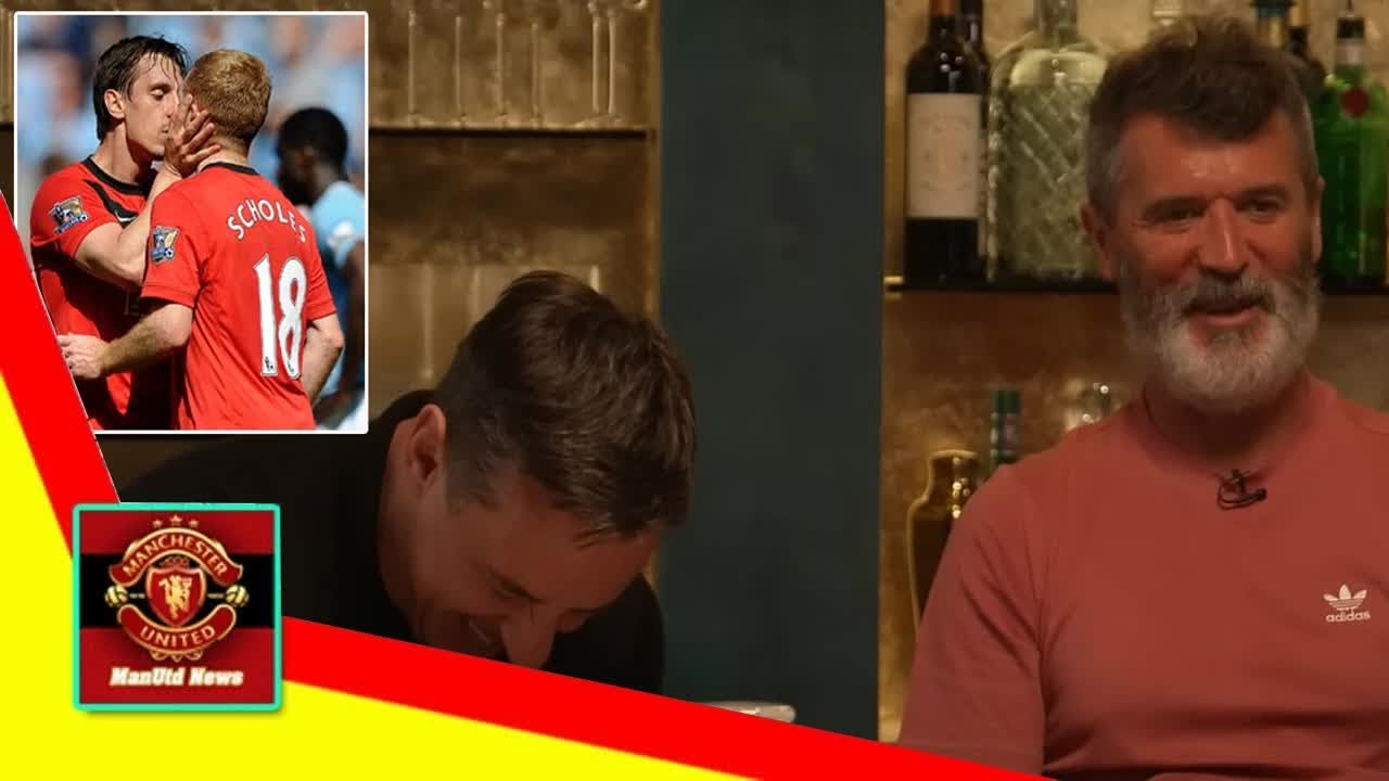 Roy Keane jokes Gary Neville smooched Paul Scholes 'to make his missus ...