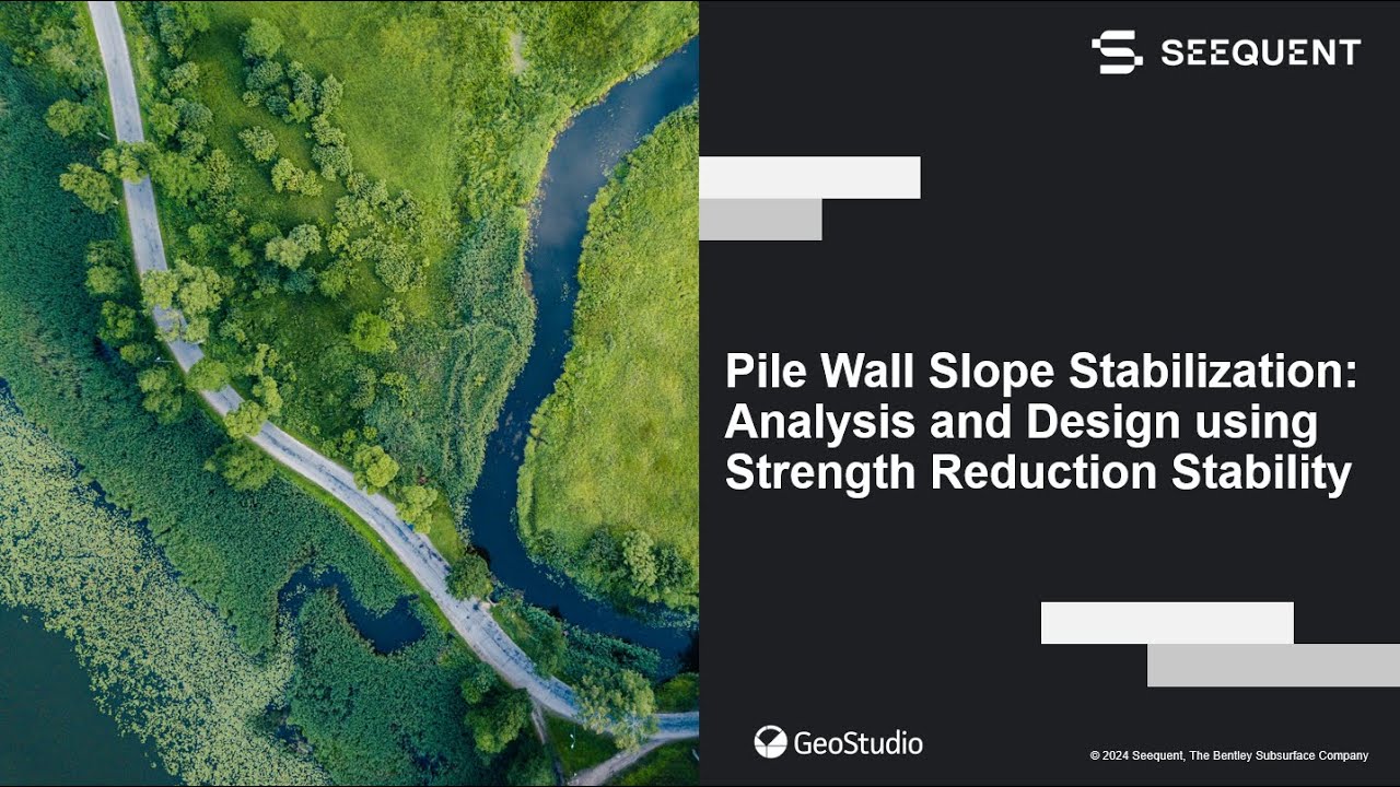 Pile Wall Slope Stabilization: Analysis and Design using Strength ...