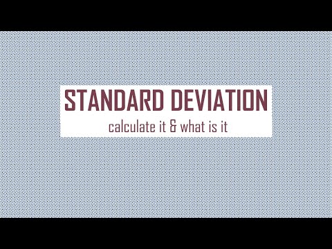 Standard Deviation - YouTube