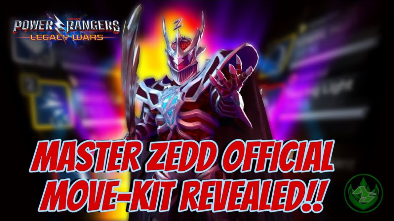 Power Rangers: Legacy Wars - MASTER ZEDD OFFICIAL MOVE-SET REVEAL ...