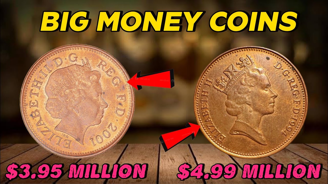 Most Valuable 2 Pence Coins Worth Big Money | Rare UK 2p Coins to Look ...