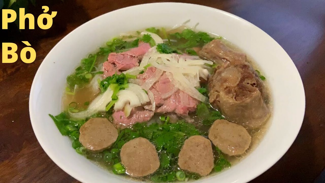 How to cook Vietnamese pho ( beef noodle soup recipe ) - YouTube