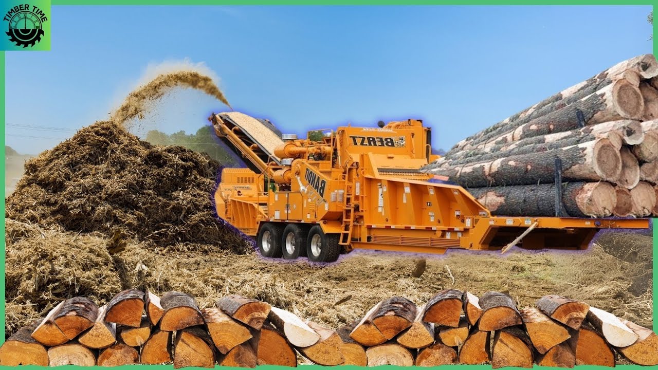 FASTEST Wood Chipper Machines DESTROYING Trees in Seconds! - YouTube