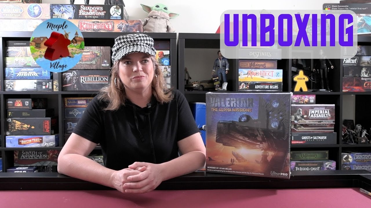 Valerian: The Alpha Missions Board Game Unboxing - YouTube