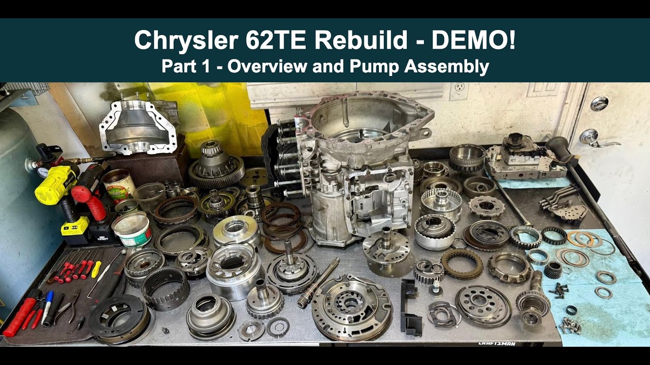 62TE Demo Assembly Part 1 - Overview and Pump - YouTube
