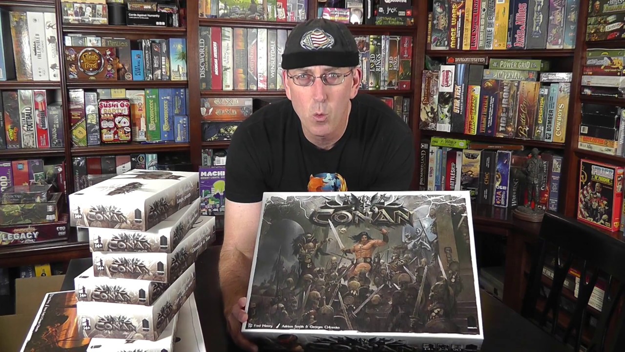 Board Game UN-BOXING of 'CONAN' with The Chief from Bonding With Board ...