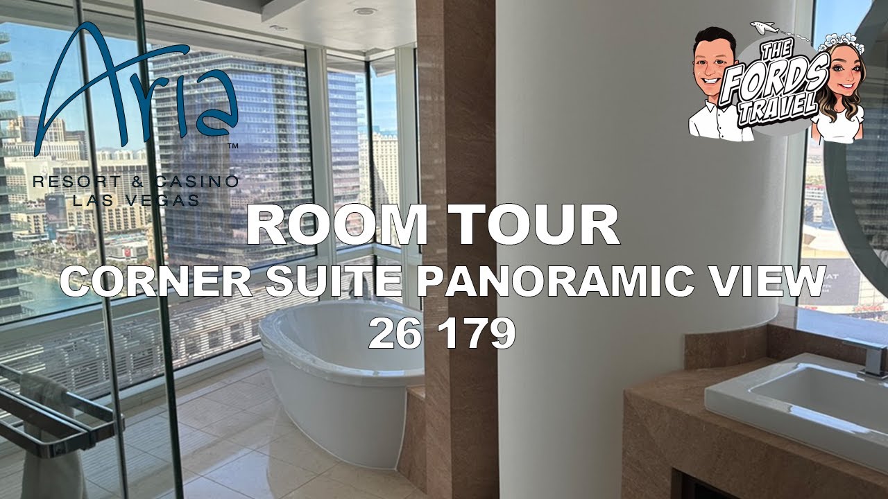 Aria Room Tour (Corner Suite Panoramic View ) - YouTube