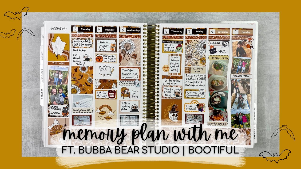 MEMORY PLAN WITH ME | memory keeping a fun family weekend in october ...