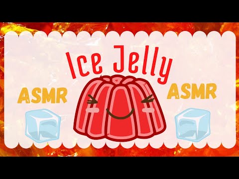Sonidos satisfactorio 👂🏻💕Con Gelatina🧊 ice-Jelly 😍 #ASMR #satisfy #omg #jelly #Hielo