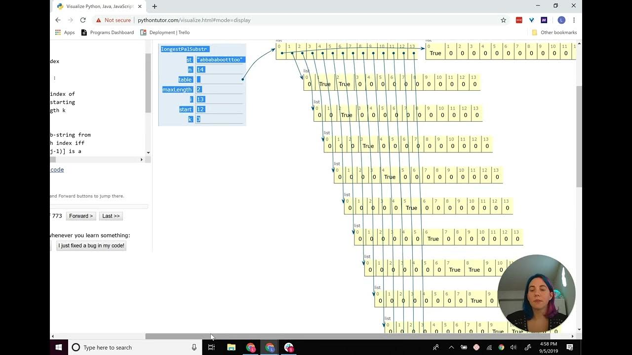 Longest Palindrome Dynamic Programming Solution Walkthrough - YouTube