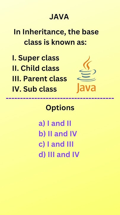 😍Java MCQs | Java Inheritance😍 #shorts #youtubeshorts 🔥 - YouTube