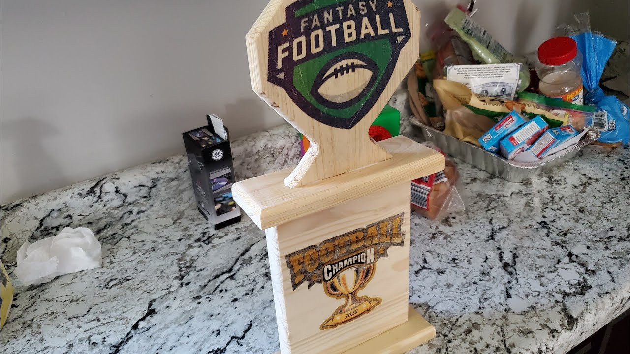DIY Wooden Trophy - YouTube