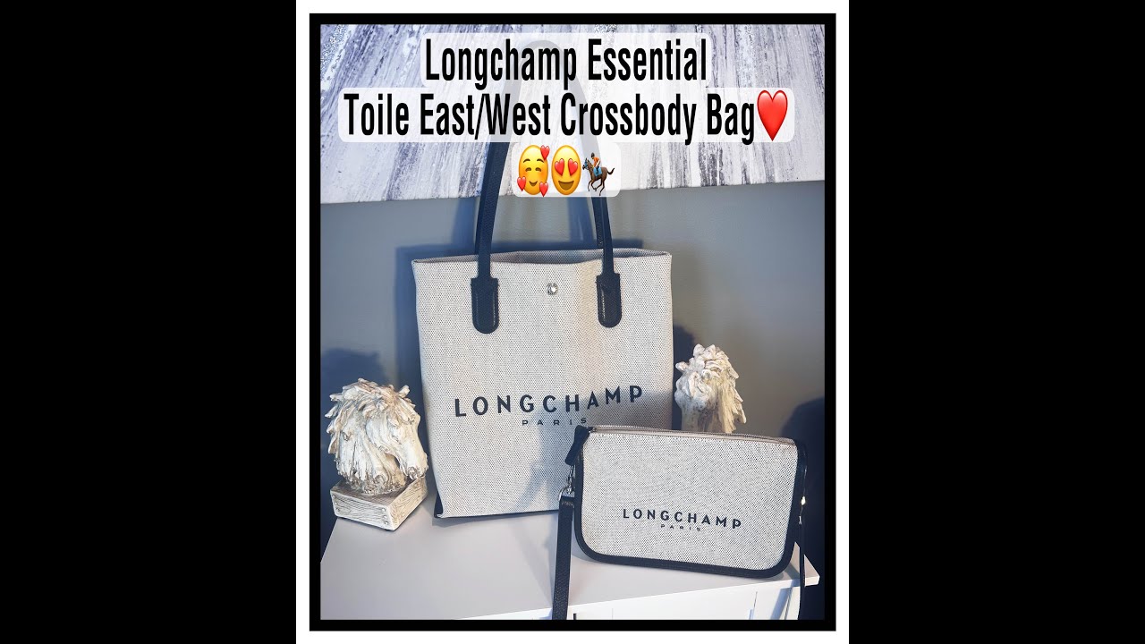 Longchamp Essential Toile East/West Crossbody Bag Review | What's in my ...